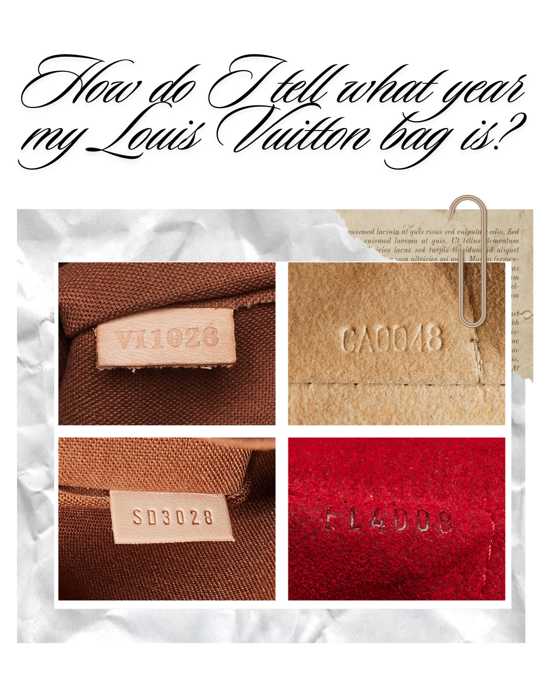How To Read Louis Vuitton Date Codes ? The Ultimate Guide – Rarr.vintage